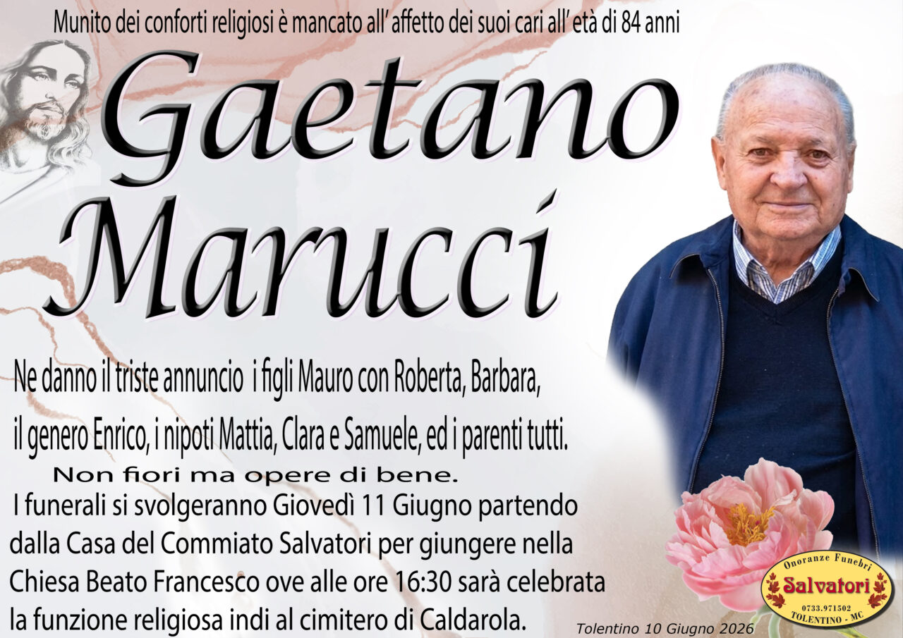 Gaetano Marucci - Onoranze funebri Salvatori